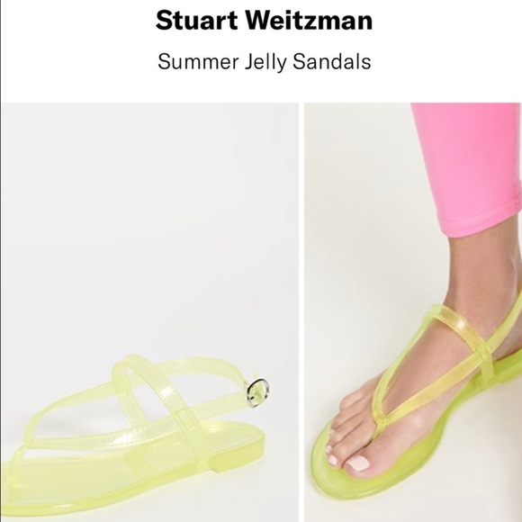 Stuart Weitzman | Shoes | Stuart Weitzman Jelly Sandals Size 7 New Wbox ...